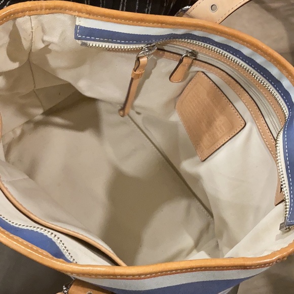 Coach | Bags | Canvas Nautical Coach Purse | Poshmark